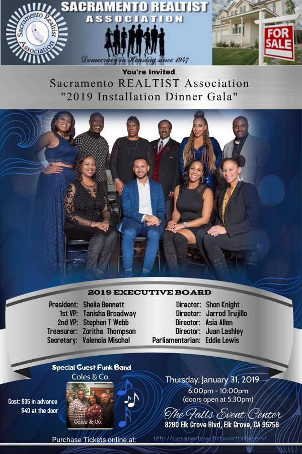 installation flyer - Sacramento Realtist Association