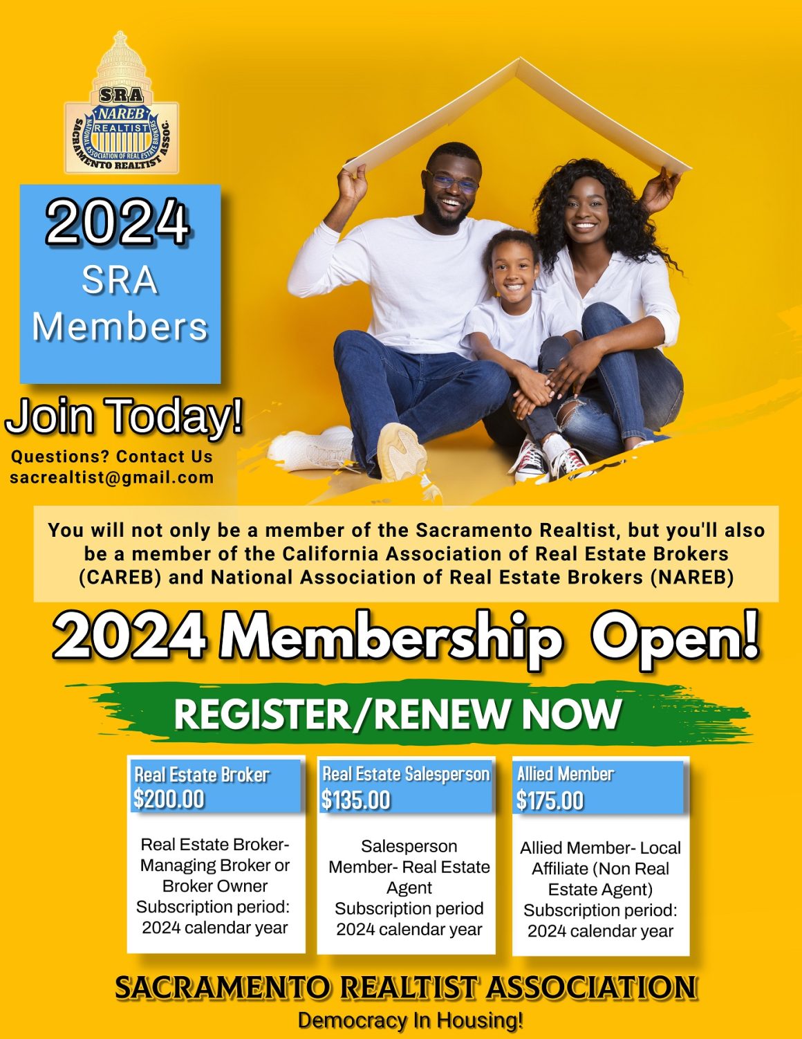 Membership - Sacramento Realtist Association
